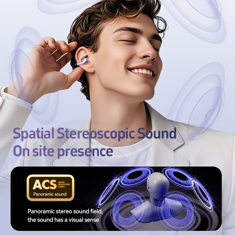 Open-Ear Wireless Bluetooth 5.4 Earbuds | Panoramic Audio