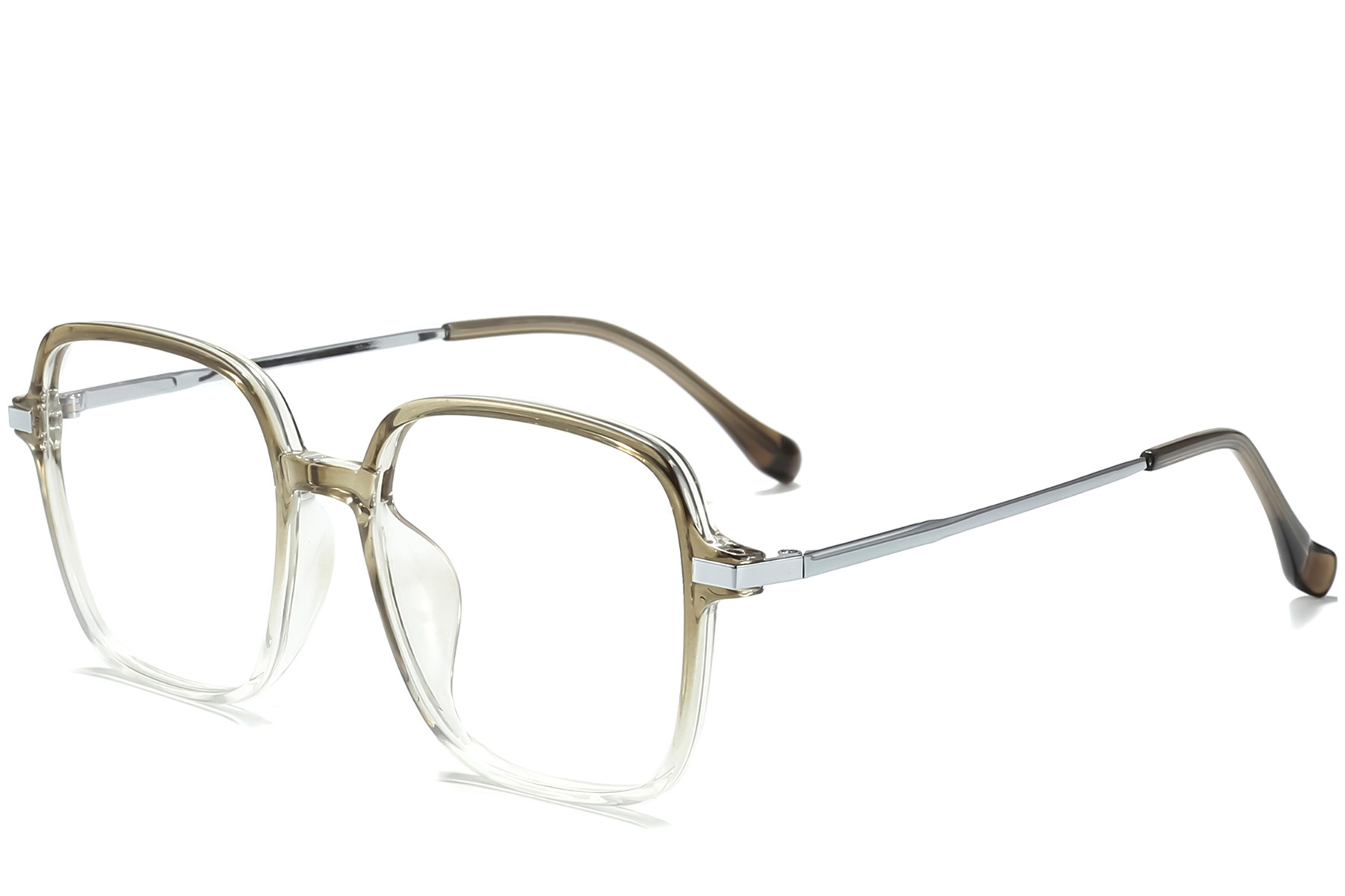 Rectangular Green Titanium Glasses #BS0218-0304