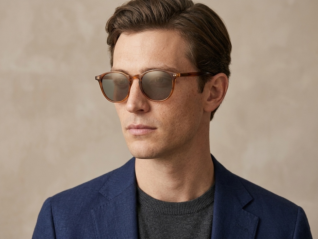 Oval Tortoiseshell Plastic Sunglasses | Blacksheep