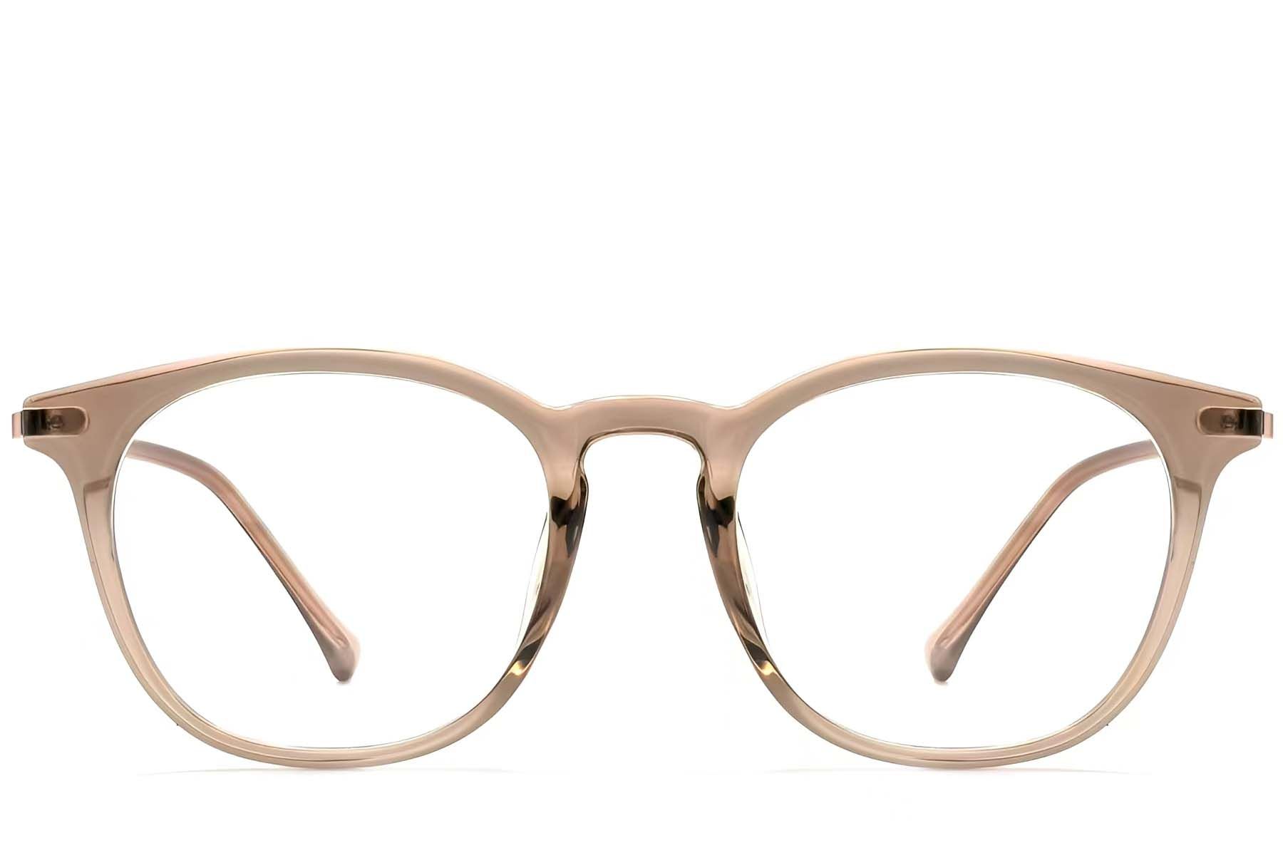 Oval Brown Tr90 Glasses | Blacksheep