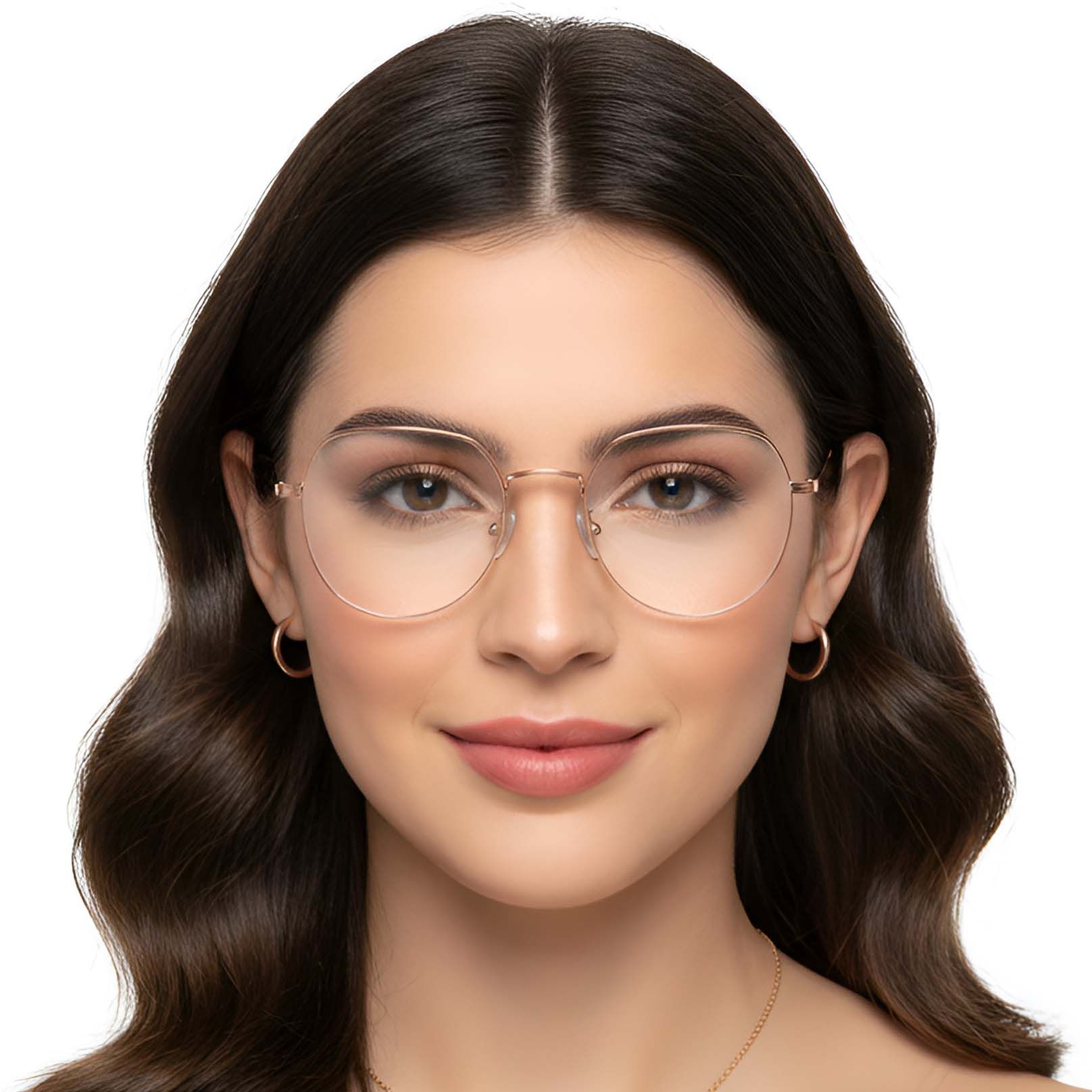 Oval Pink Titanium Glasses | Blacksheep