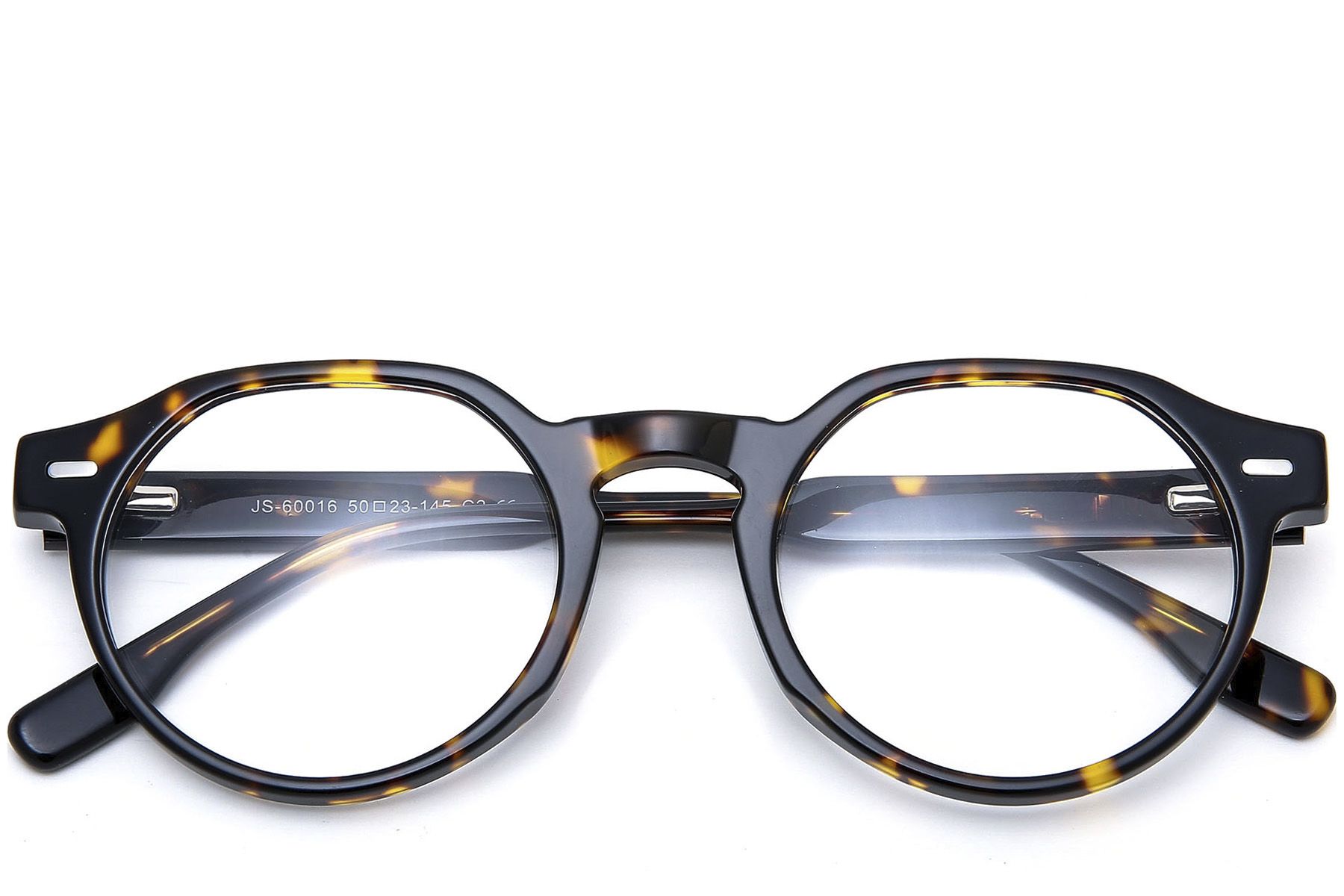 Oval Tortoiseshell Acetate Glasses #BS0218-0423 - BLACKSHEEP