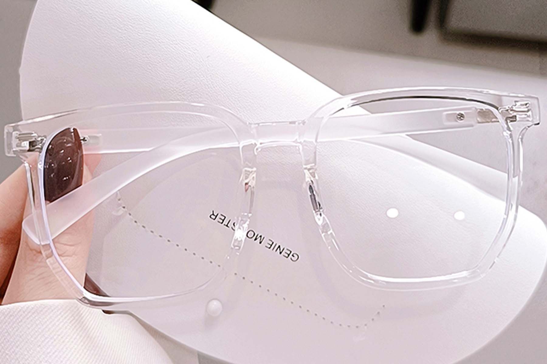 Rectangular Transparent Tr90 Glasses | Blacksheep