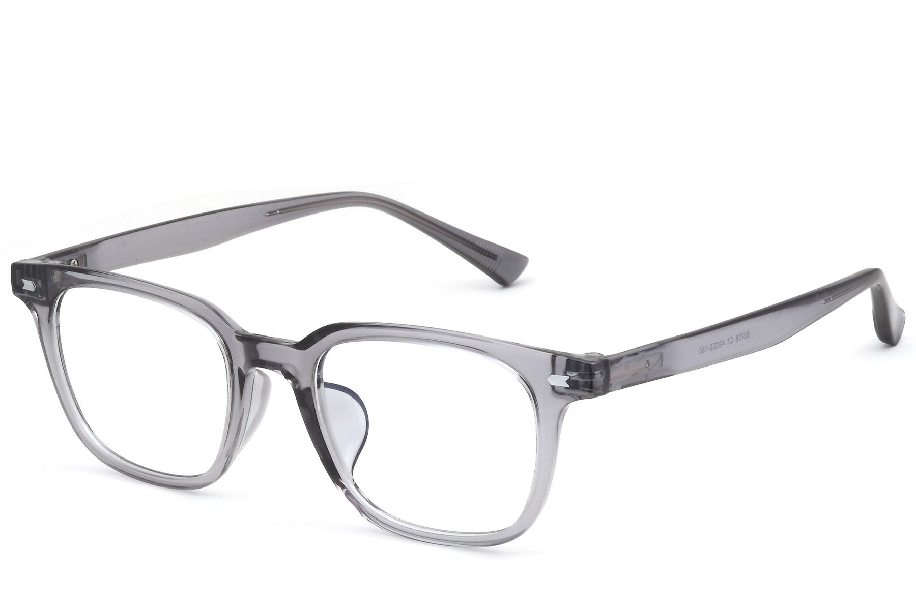 Rectangular Grey TR90 Glasses #BS0620-0082 - BLACKSHEEP