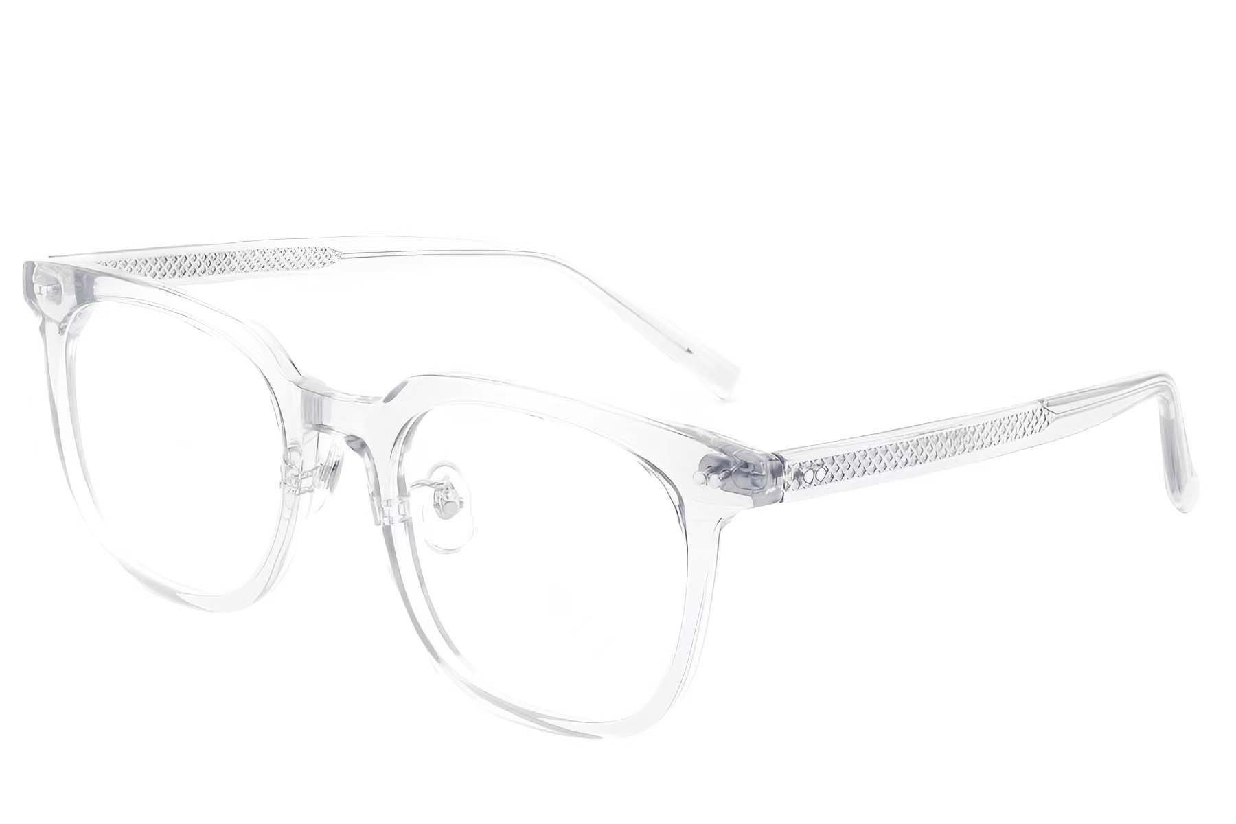 Rectangular Transparent Tr90 Glasses | Blacksheep
