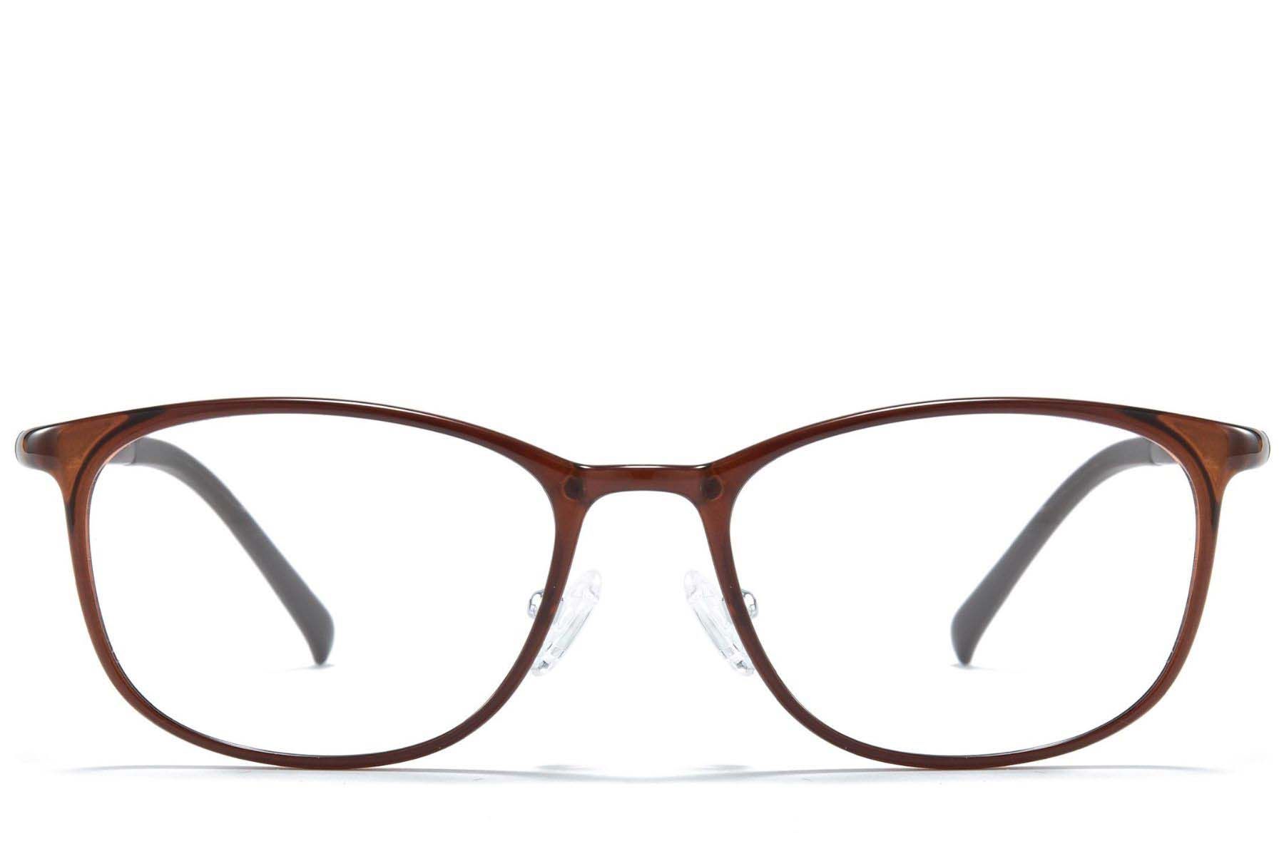 Rectangular Brown Ultem Glasses | Blacksheep
