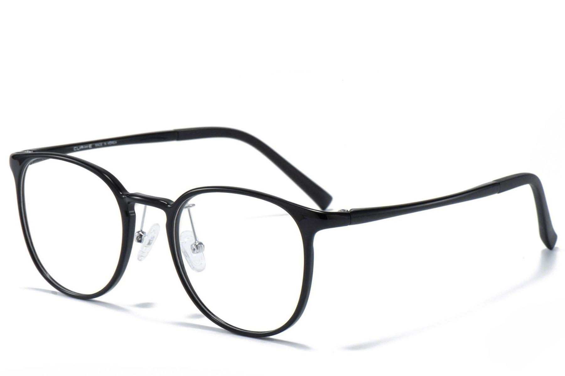 Oval Black Ultem Glasses #BS1025-0253 - BLACKSHEEP UK