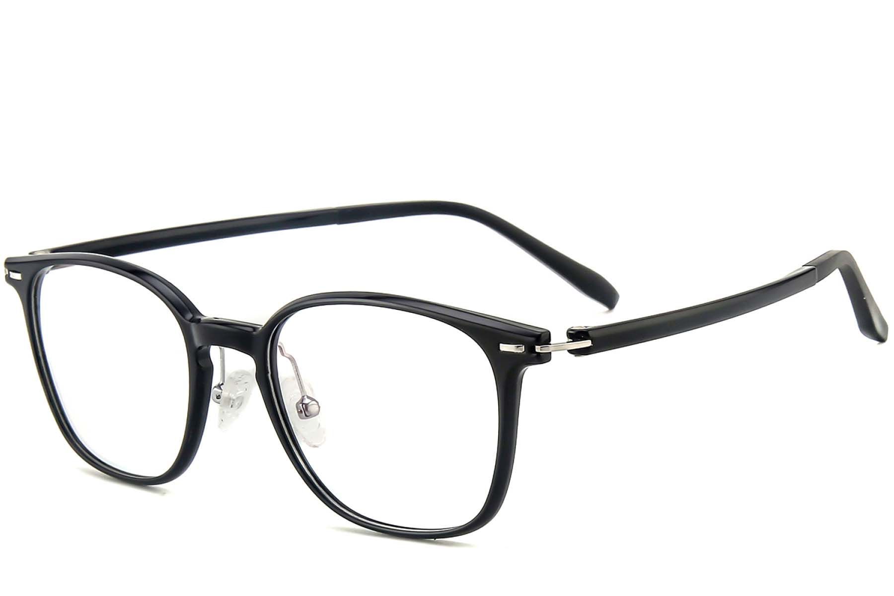 Rectangular Black Ultem Glasses #BS1025-0420 Optics - CH