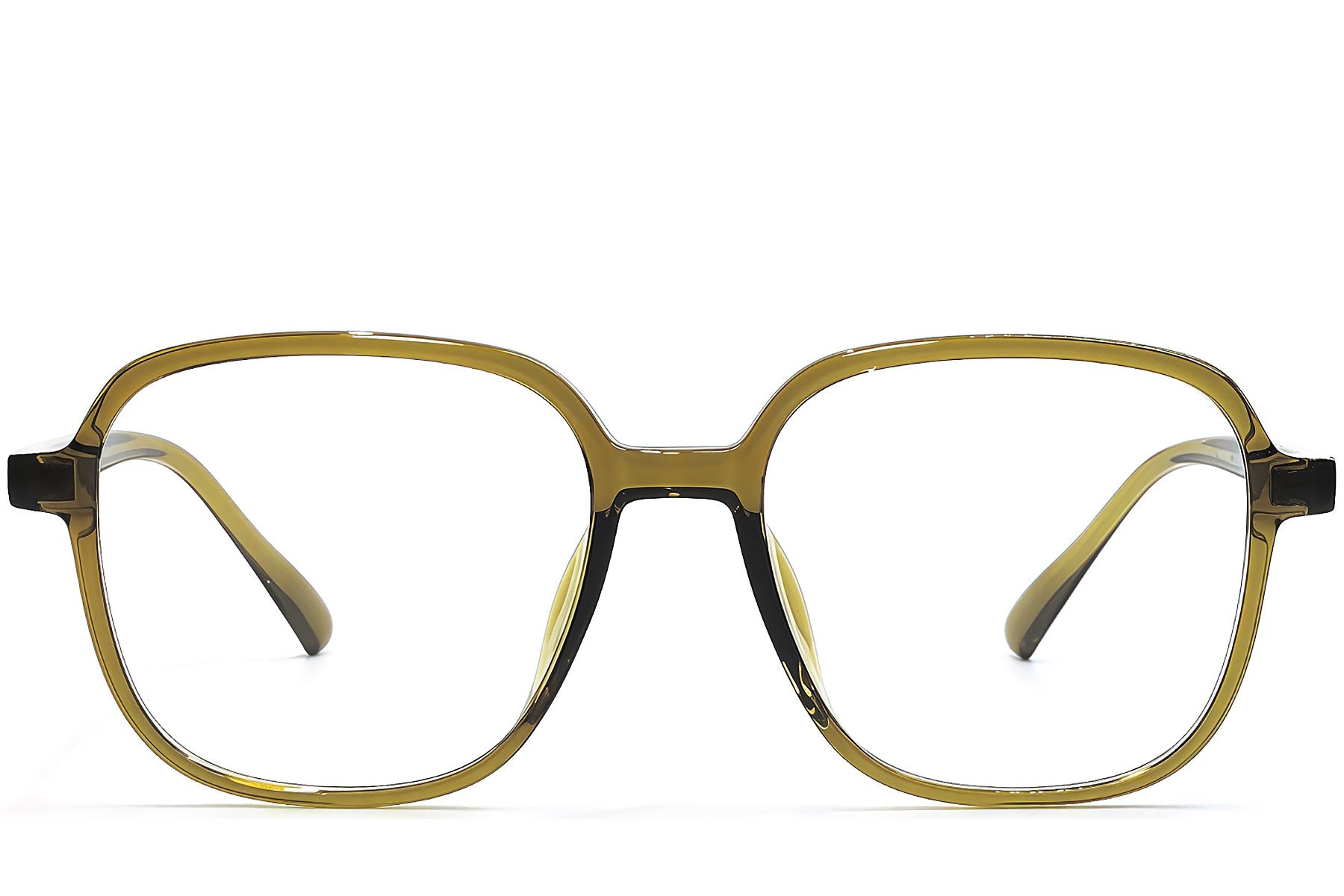 Geometric Green TR90 Glasses #BS1924-0315 - BLACKSHEEP