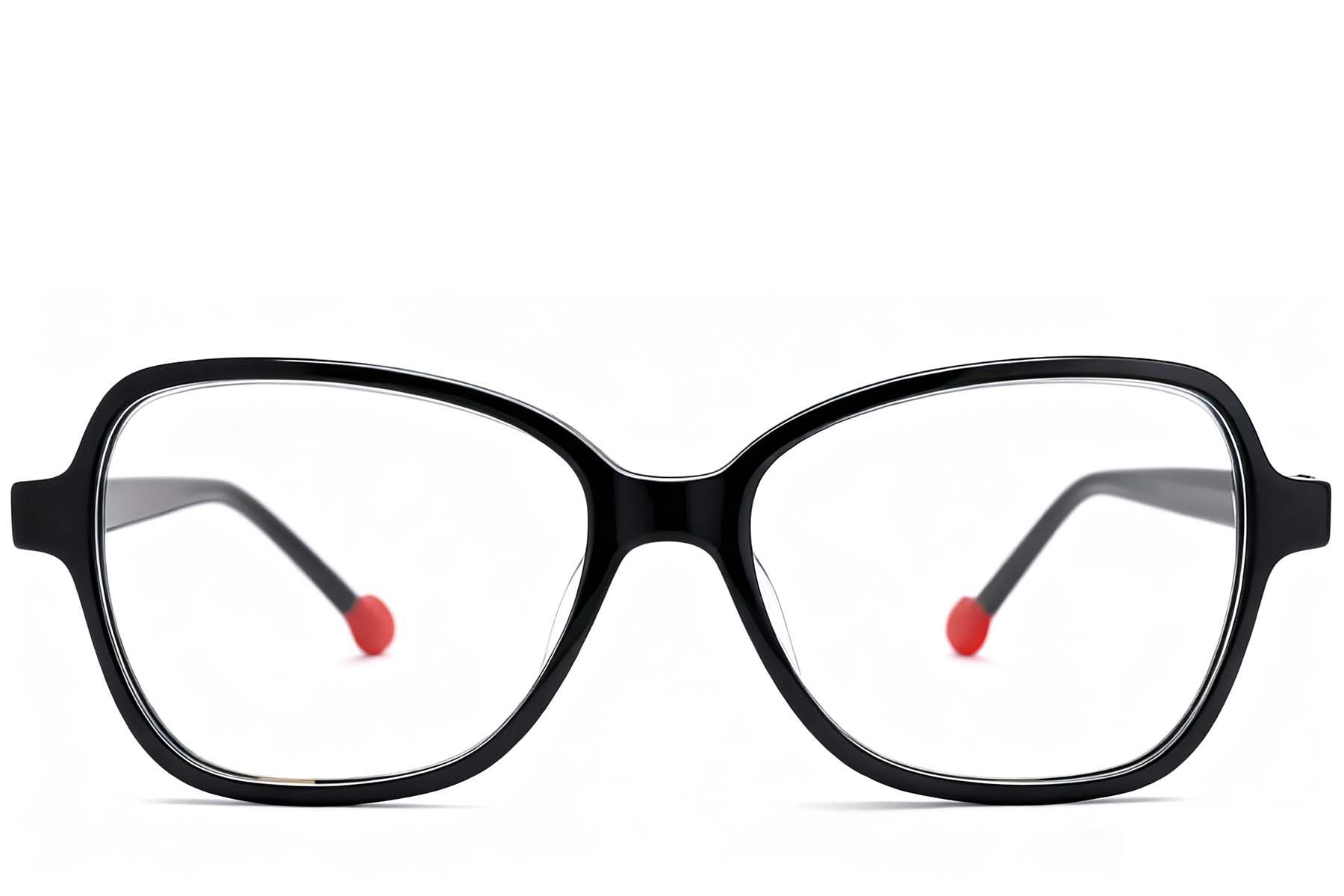 Butterfly Black Acetate Optics #BS2012-0668 - BLACKSHEEP