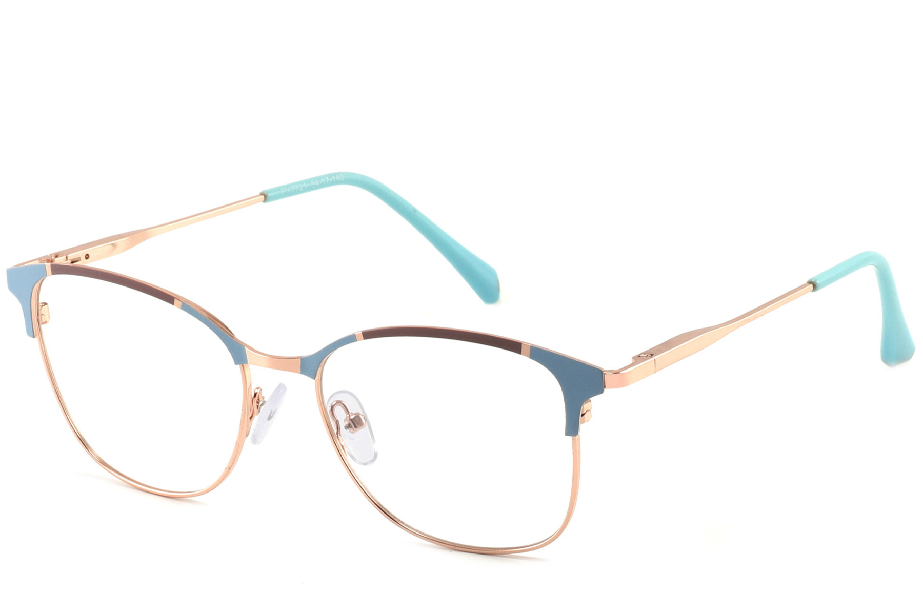 Butterfly Blue Metal Glasses #BS2425-0545 - BLACKSHEEP