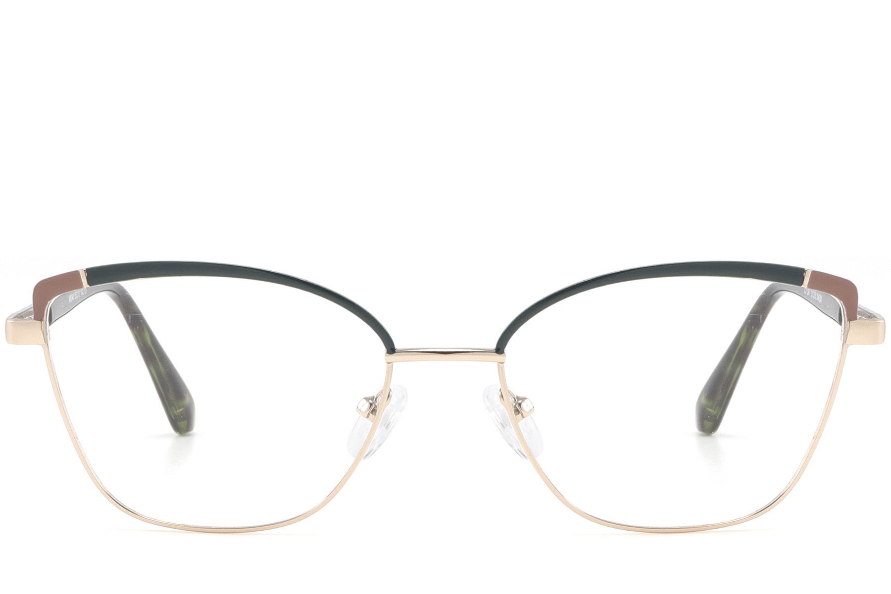 Butterfly Green Metal Glasses #BS2425-0787