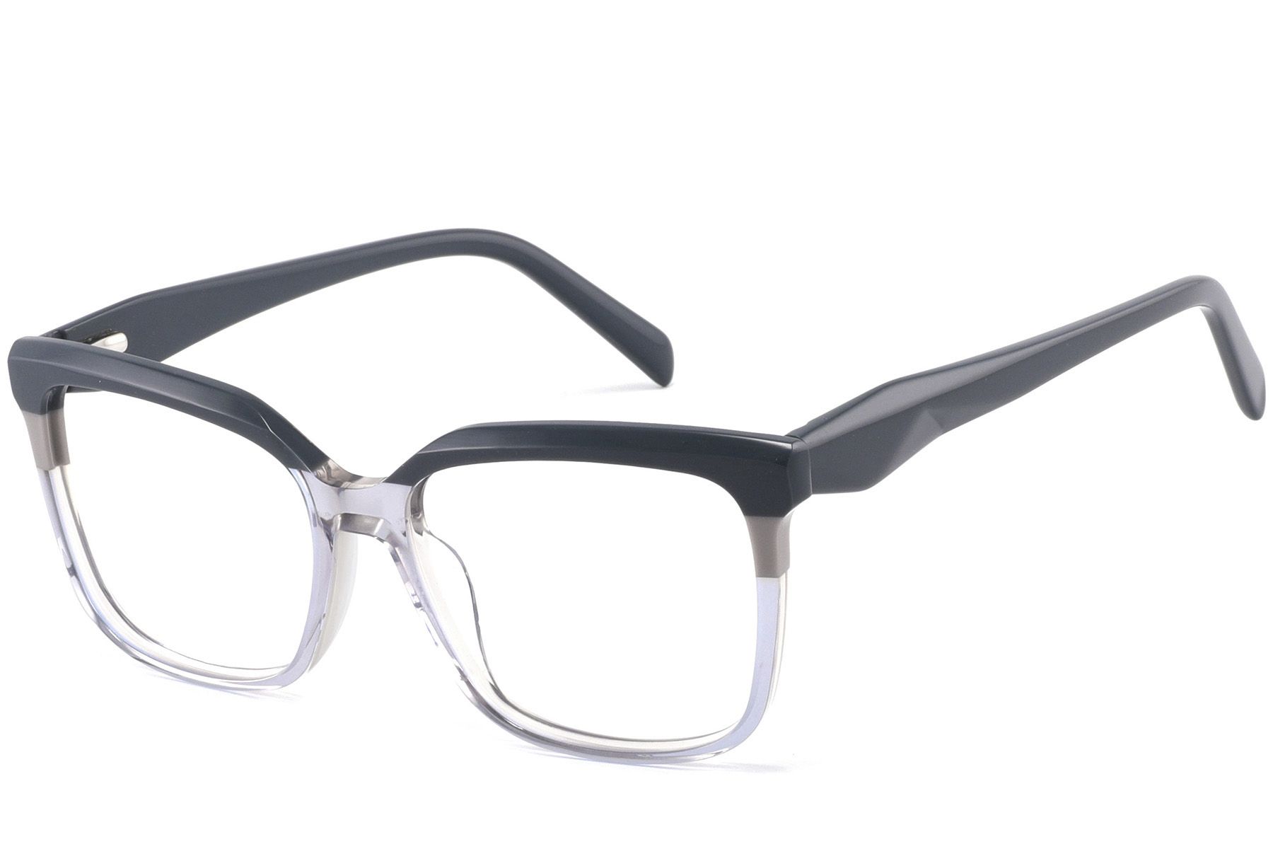 Rectangular Blue Acetate Glasses #BS2425-1043