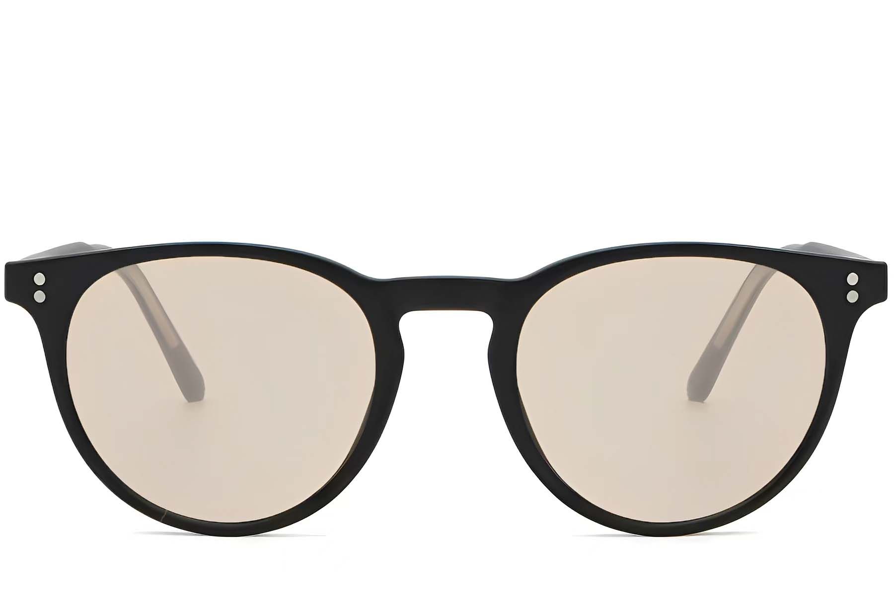 Oval Black Plastic Sunglasses #BS2503-0308 Sunnies