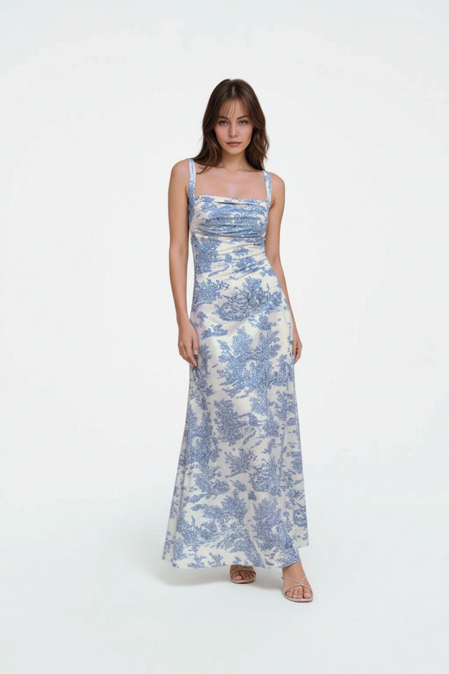 Blue High-quality milk silk Polyester (polyester fiber) Date Style ...