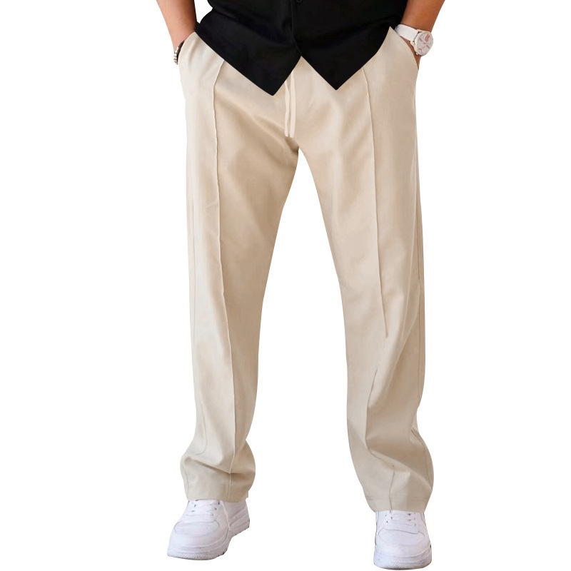 Men's Relaxed Fit Straight Leg Sweatpants American Oversize NDF-00032