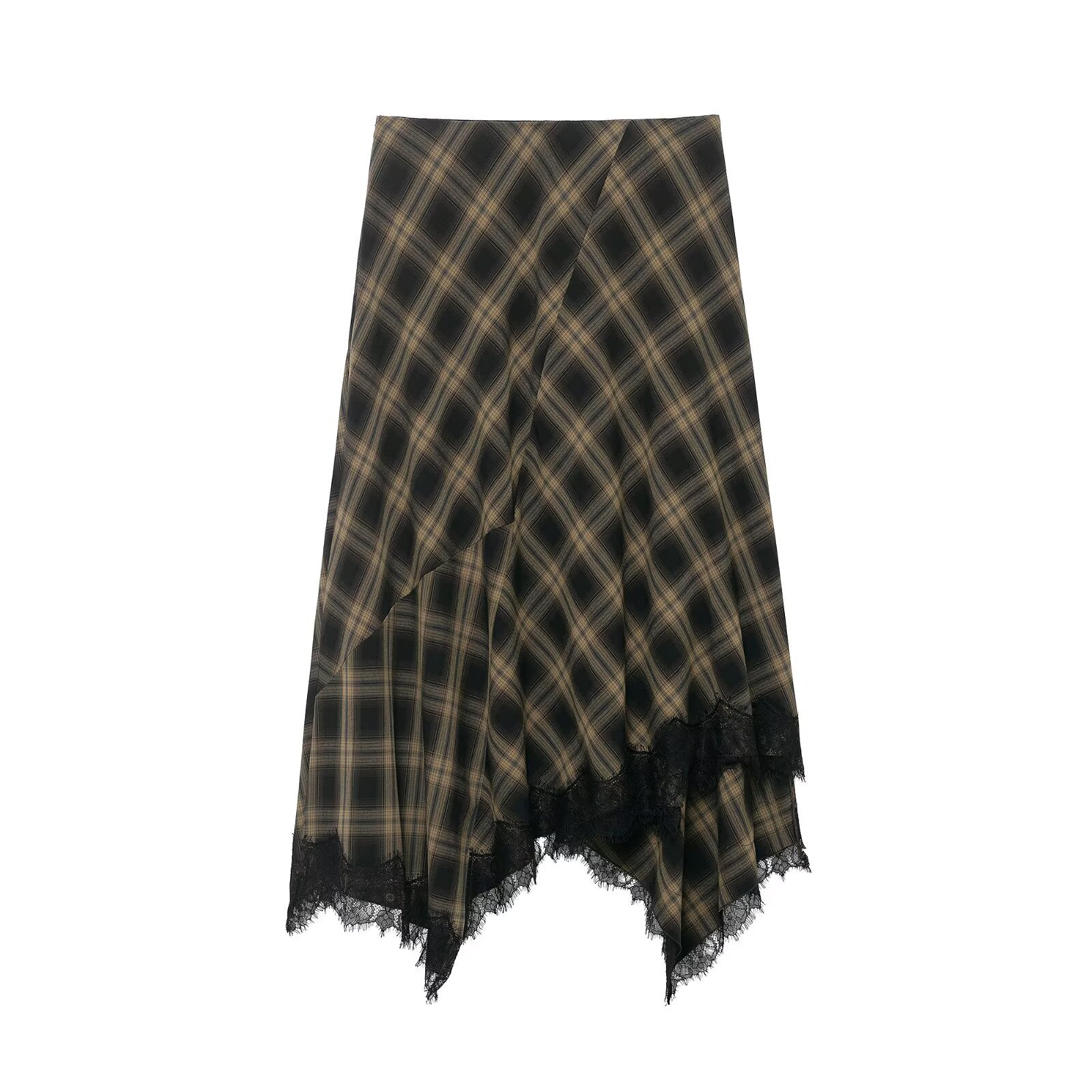 Gingham Lace Dress Limited Edition KUN-00017