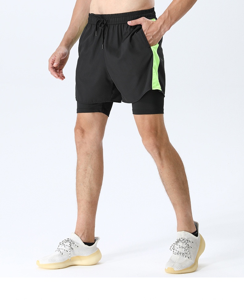Men's 2-in-1 Athletic Shorts | Quick Dry Gym Running